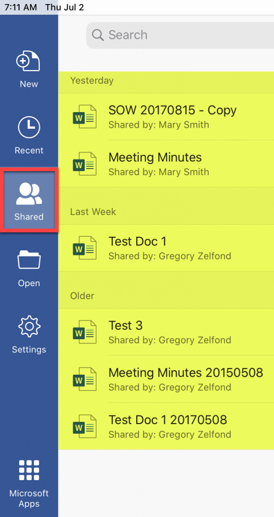 5 Places to Find Shared Documents in Office 365